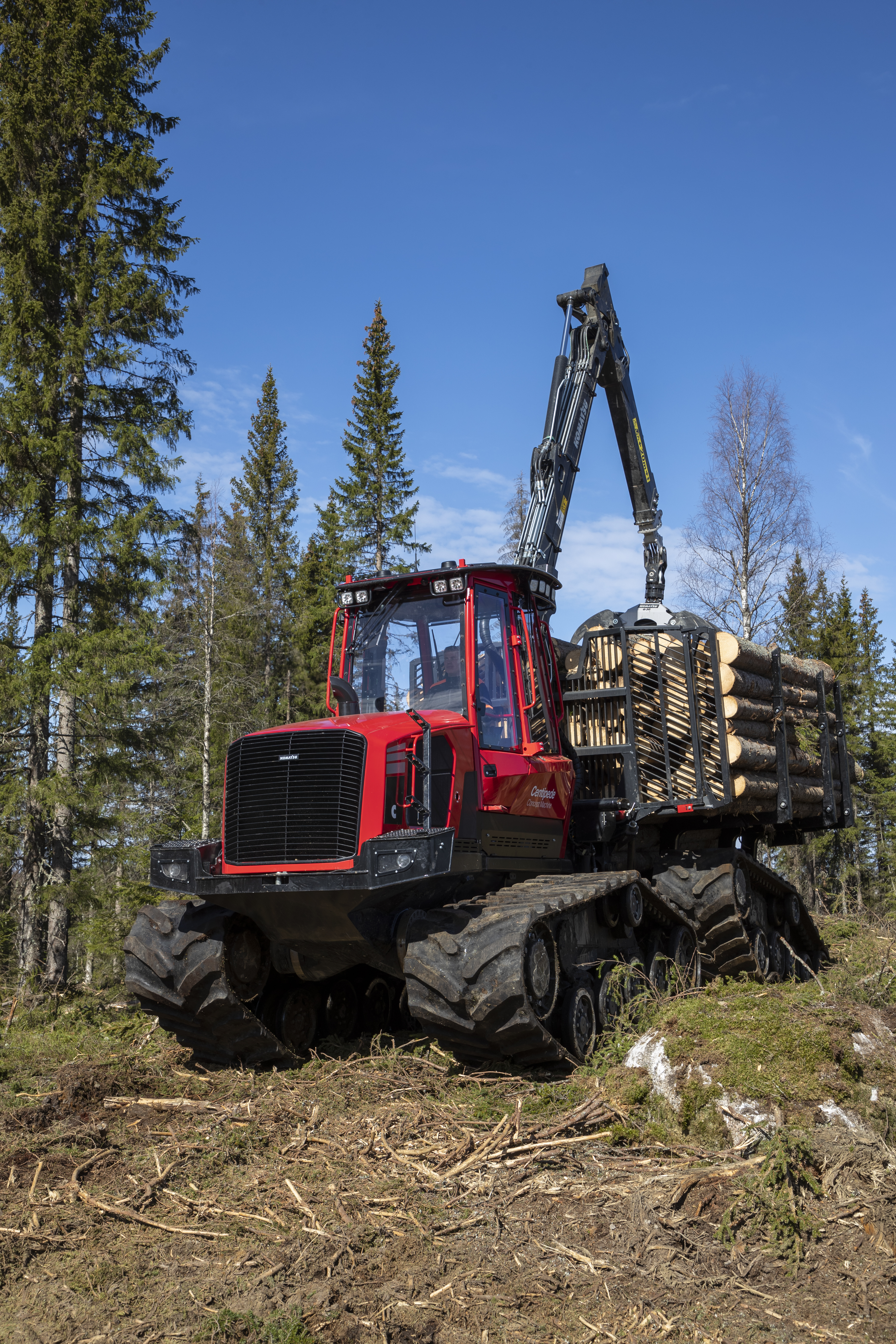 Komatsu Forest auf der Swedish Forestry Expo