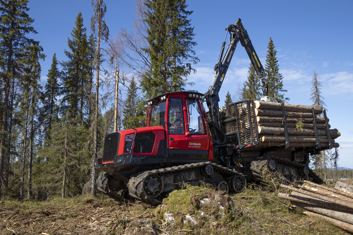 Komatsu Forest auf der Swedish Forestry Expo